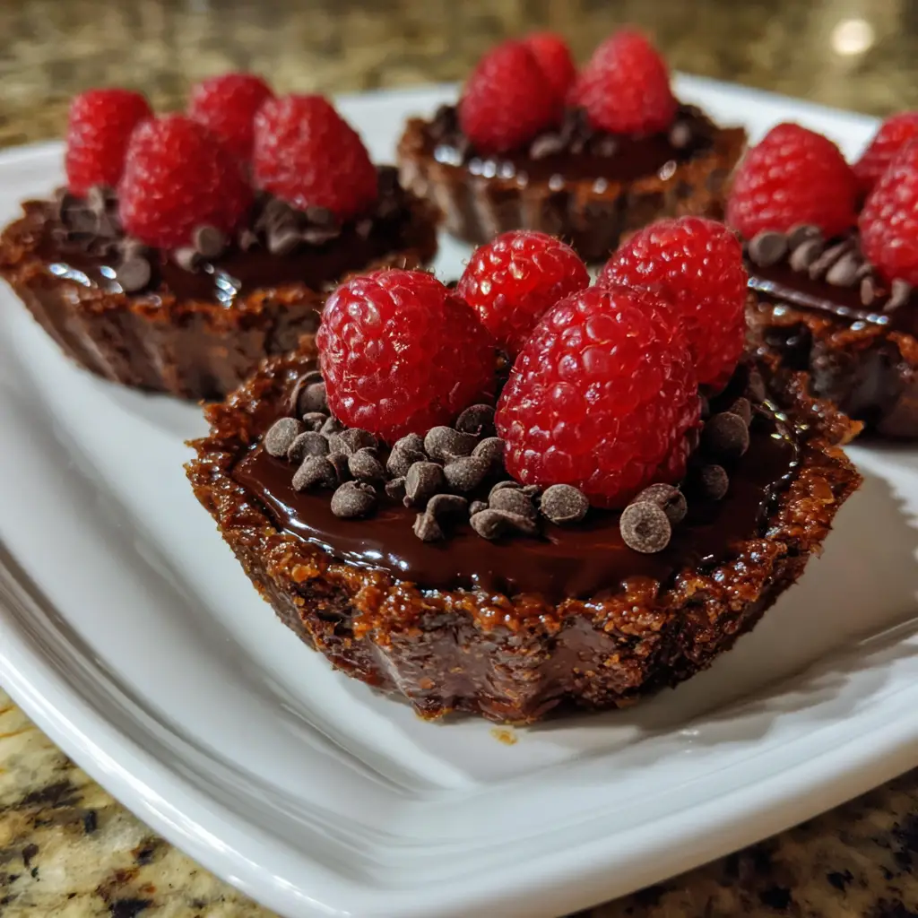Chocolate Ganache Raspberry Tartlets: Rich & Berry-Kissed
